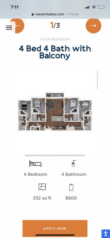 'Subleasing a private room at Mavericks Place' Room to Rent from SpareRoom