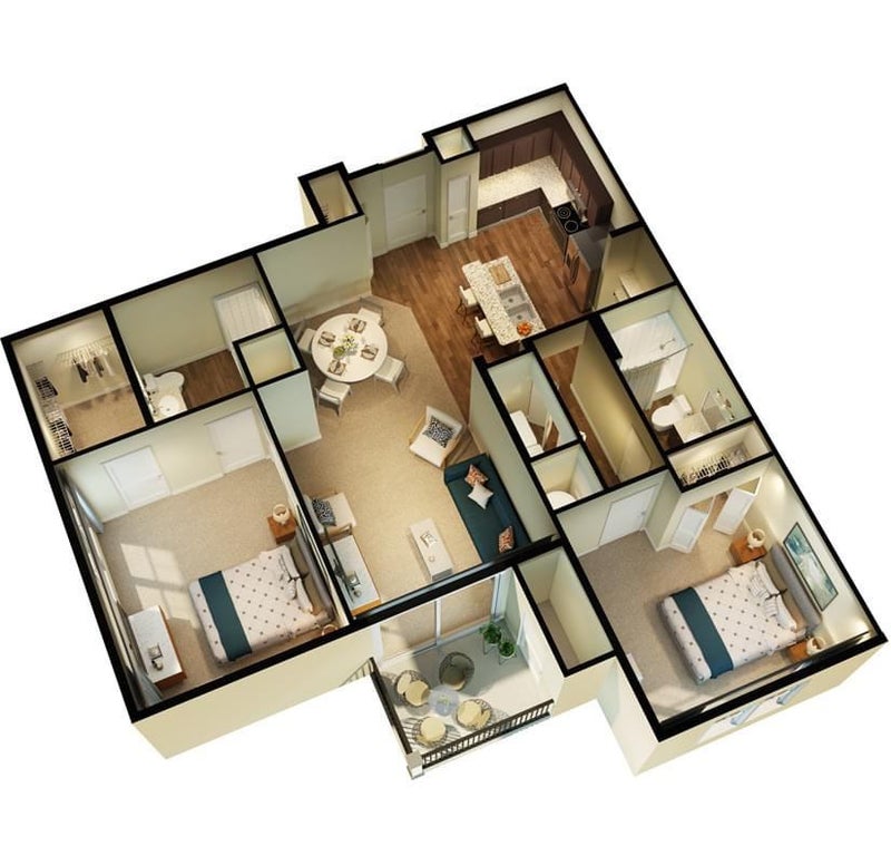 'Roomate wanted for 2 bd/2ba apartment' Room to Rent from SpareRoom