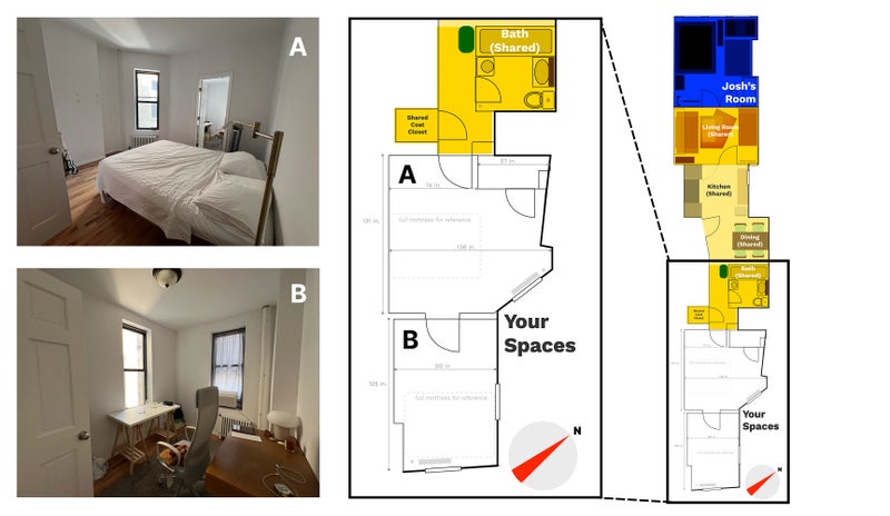 'ISO roomie to resign lease: 2 rooms bed and office' Room to Rent from ...